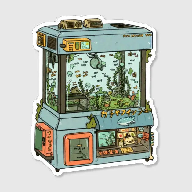 Fish Claw Machine - Sushiboiiiyy Stickers - Milk - Ottawa, Canada ...