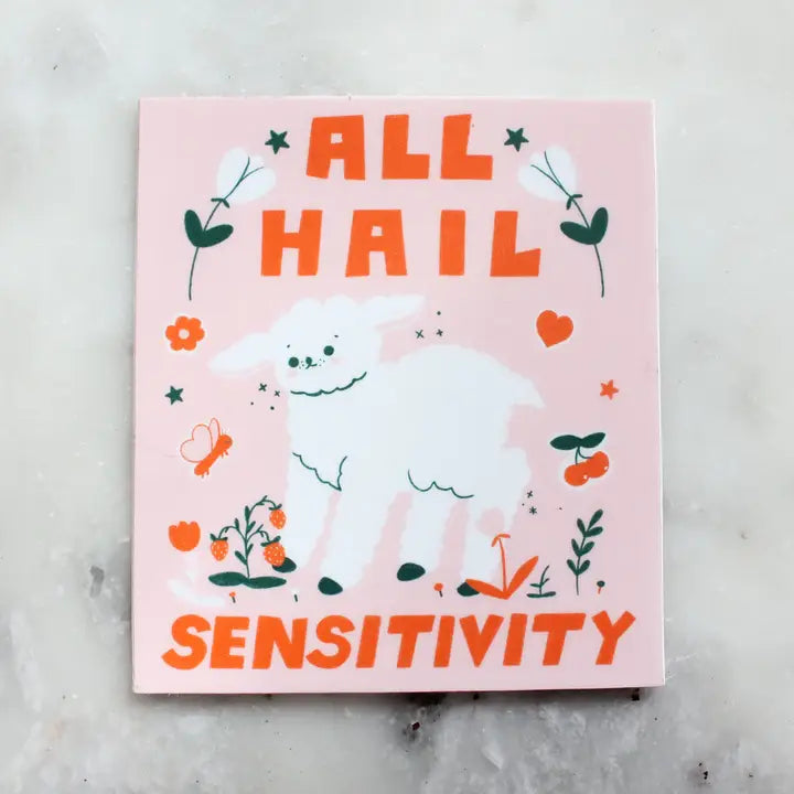 All Hail Sensitivity Sticker - Tender Ghost - Milk - Ottawa, Canada ...