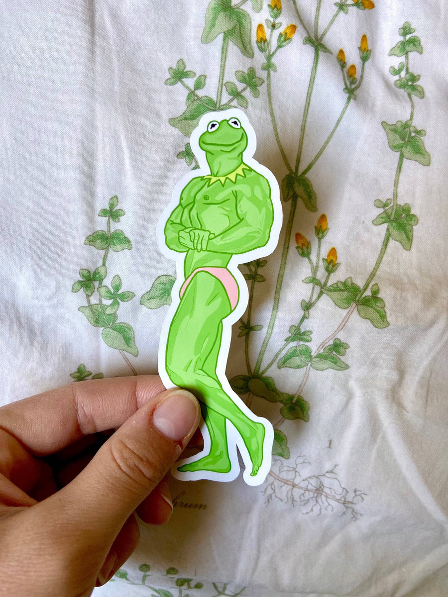Buff Kermit the Frog - Hollandaize Art Stickers - Milk - Ottawa, Canada ...