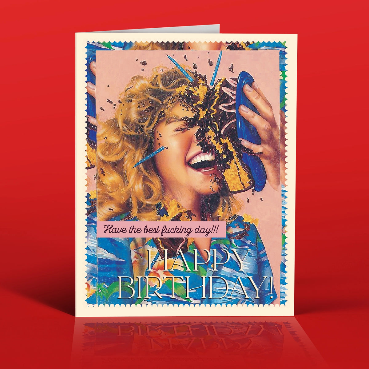 Face Cake - Offensive Delightful Greeting Card - Ottawa, Canada – Milk Shop