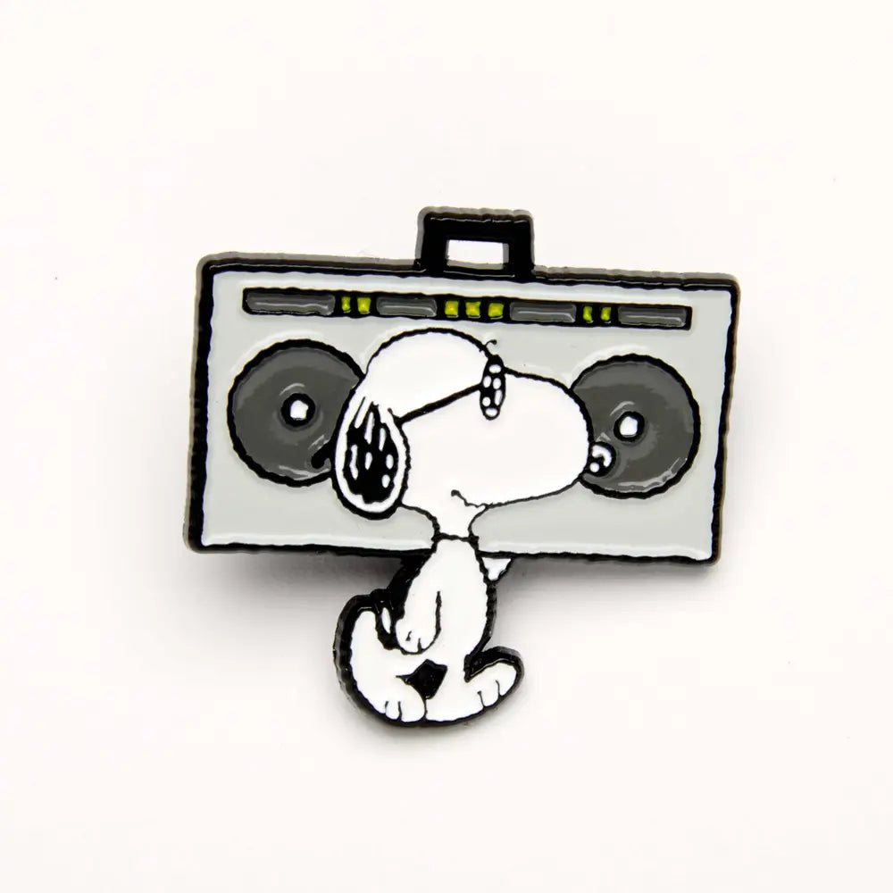 Peanuts Boombox - Magpie Enamel Pins - Ottawa, Canada – Milk Shop
