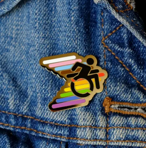 Disability Pride - Bianca Designs Enamel Pins - Milk - Ottawa – Milk Shop