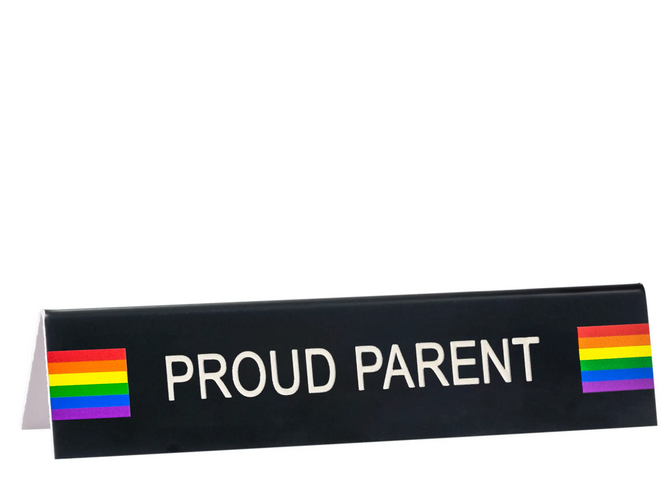 Proud Parent Desk Sign - About Face Designs - Milk - Ottawa, Canada ...